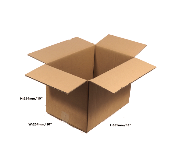 15 x Double Wall Cardboard Box - 381 x 254 x 254mm - Packaging Now