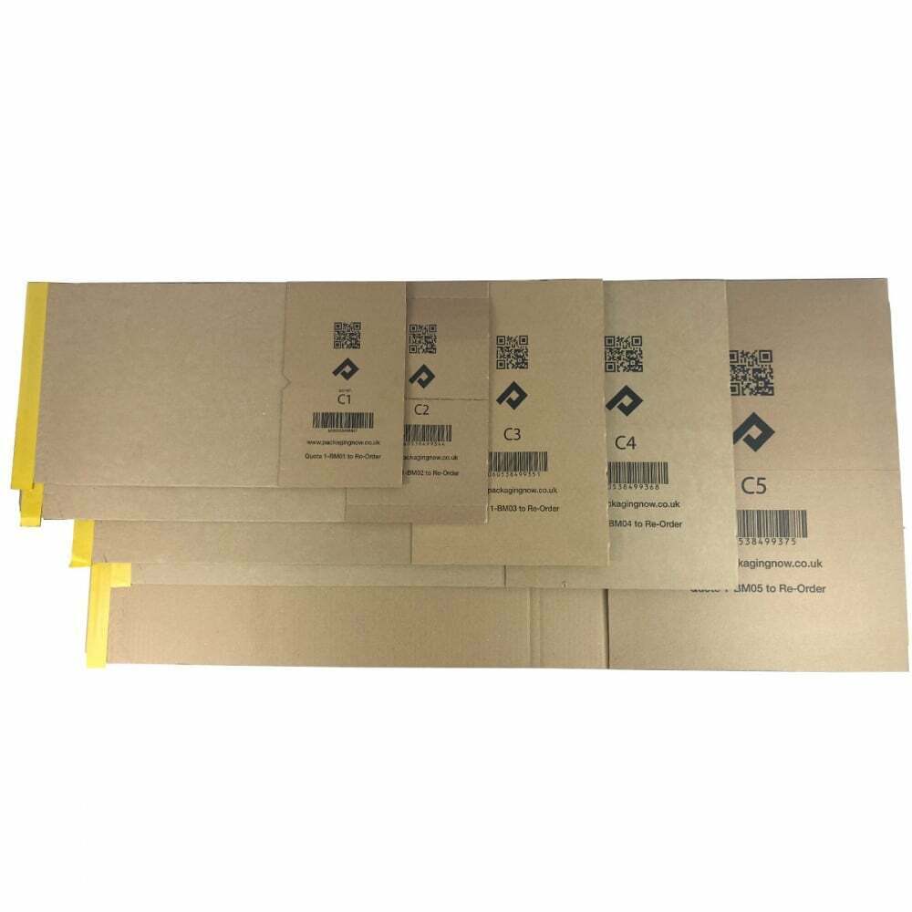 50 x C5(C4++) Book Wrap - 415 x 355 x 100mm - Packaging Now
