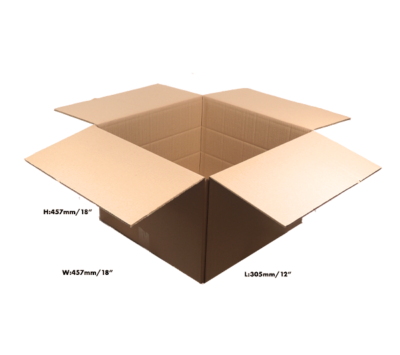 15 x Double Wall Cardboard Box - 457 x 457 x 305mm (18 x 18 x 12 ...